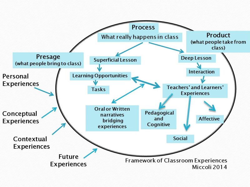 Experiences: a window to deeper understandings of classroom events ...